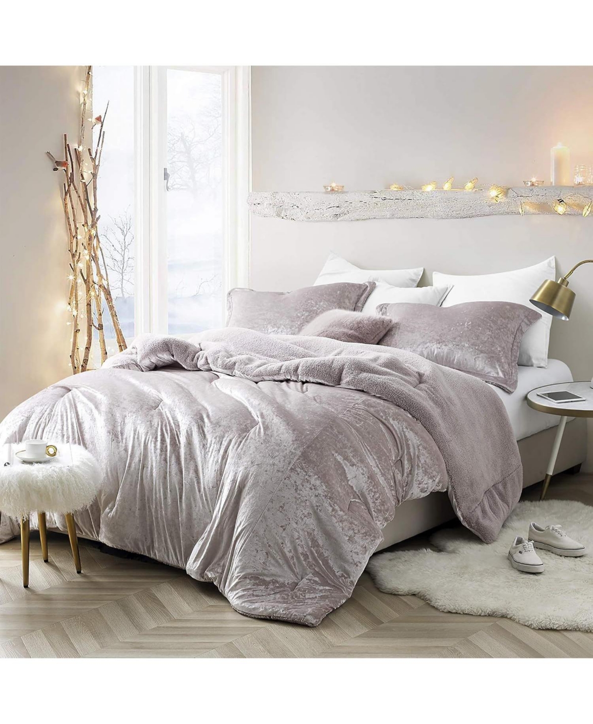 Click here for Coma Inducer Oversized Comforter Set - Velvet Crus... prices