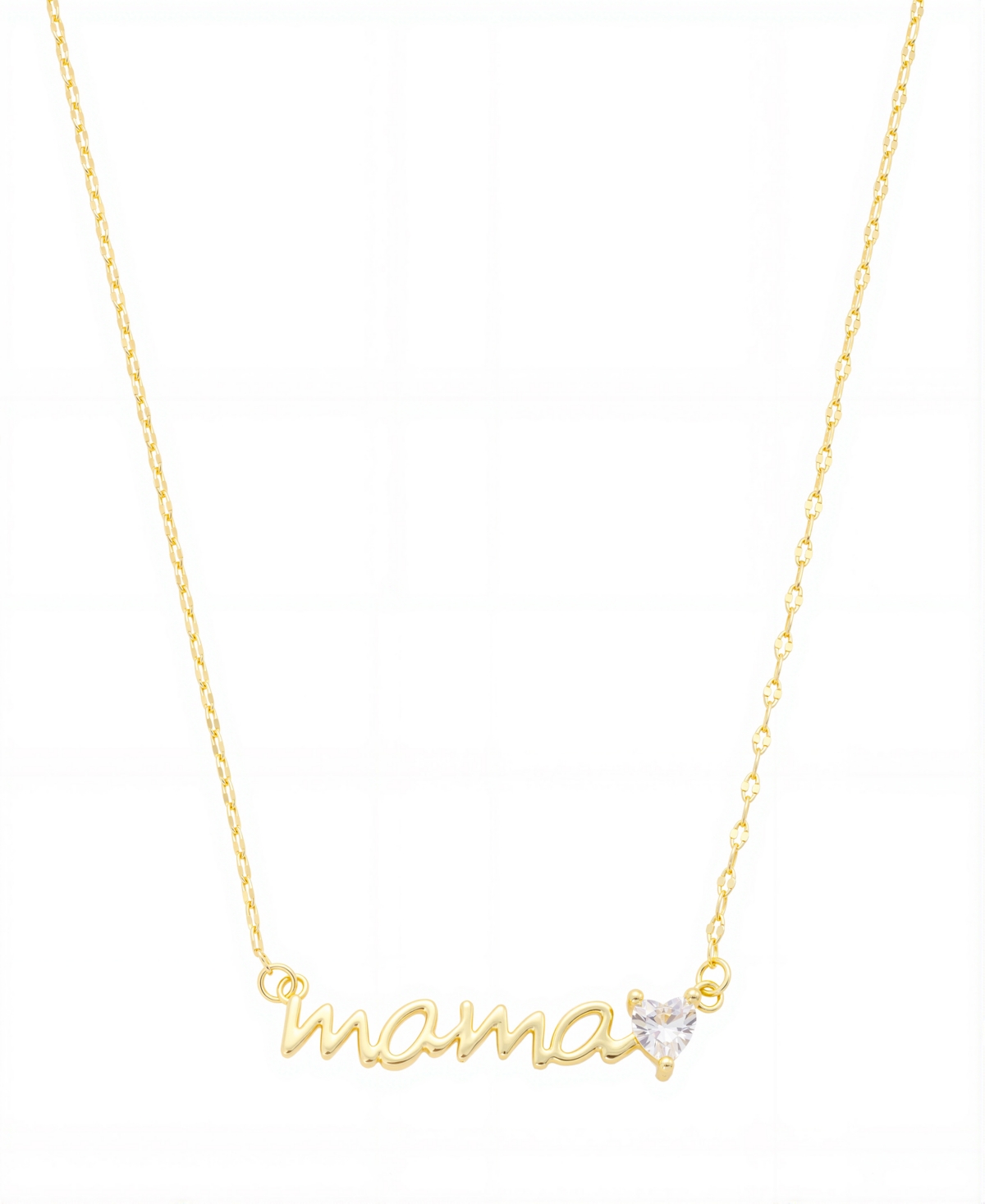 Click here for Unwritten Mama Cubic Zirconia Heart Dip Chian Neck... prices