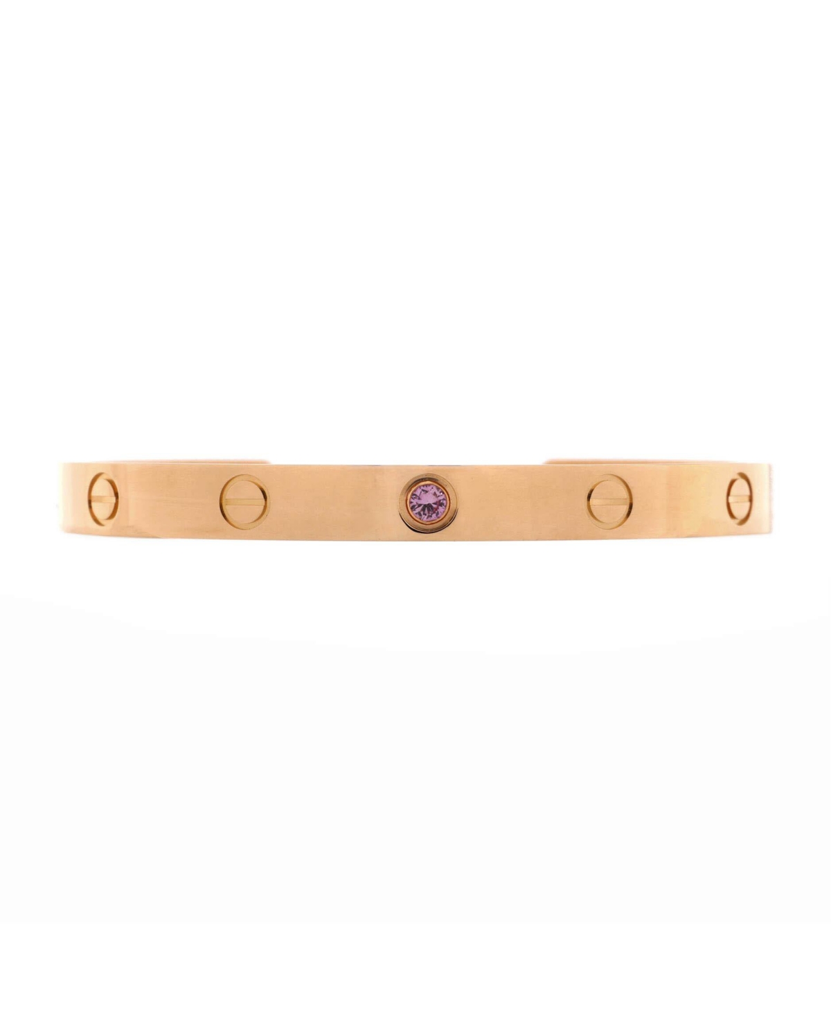 Click here for Pre-Owned Cartier Love Cuff Bracelet - 18k rose go... prices