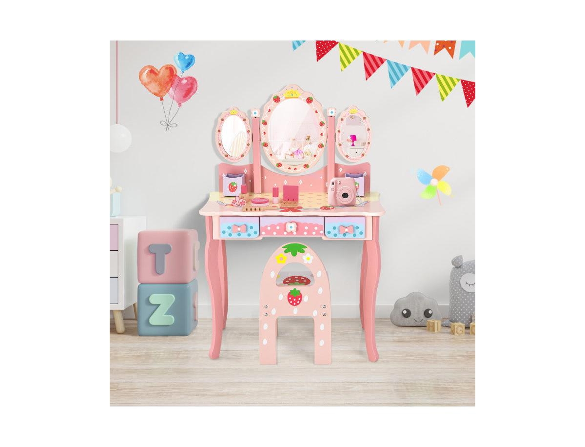 Click here for Boyel Living Kids Vanity Princess Makeup Dressing... prices