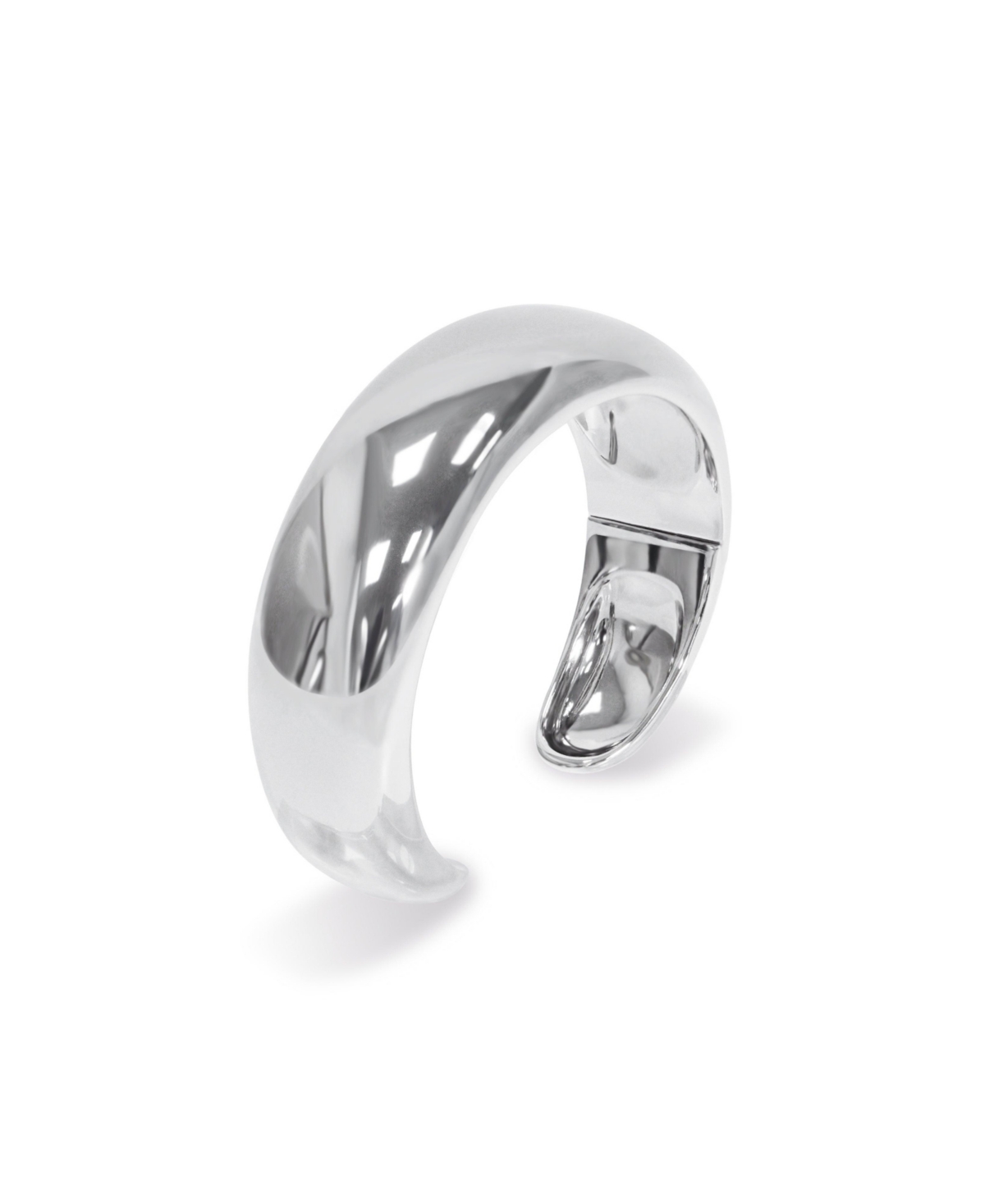 Click here for Retro Chic Drop Bangle - Silver prices