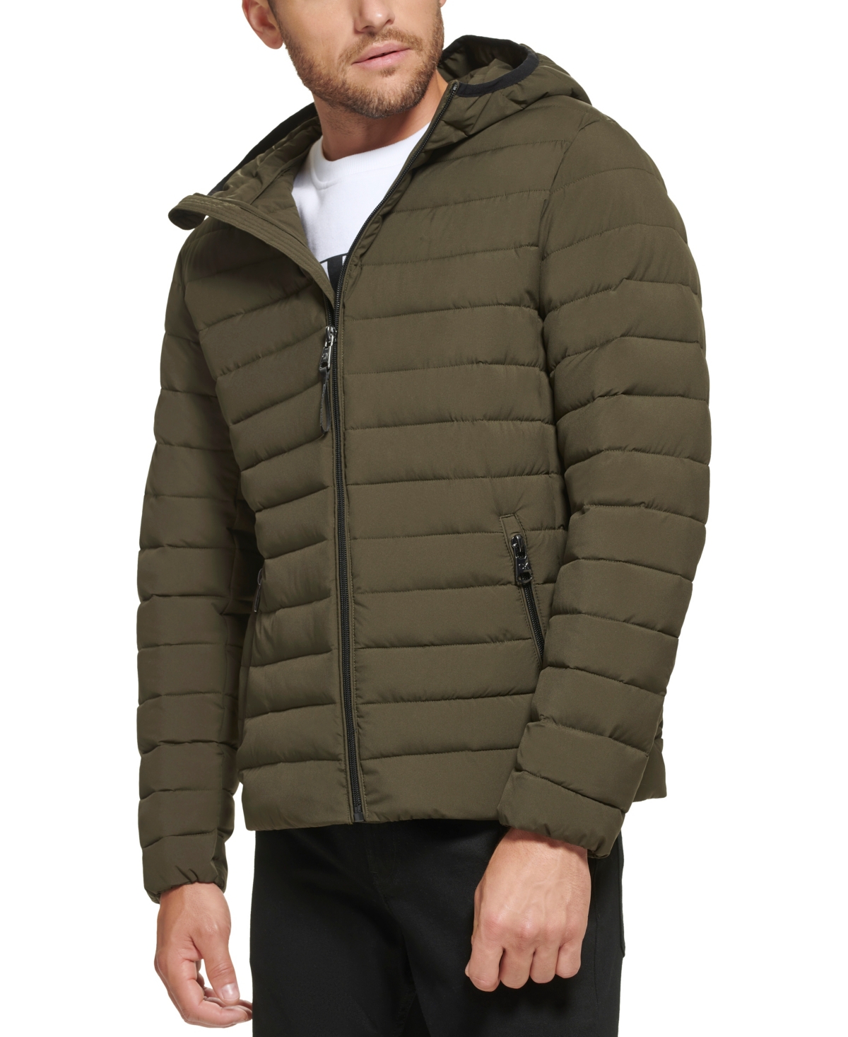 Click here for Calvin Klein Mens Hooded & Quilted Packable Jacket... prices