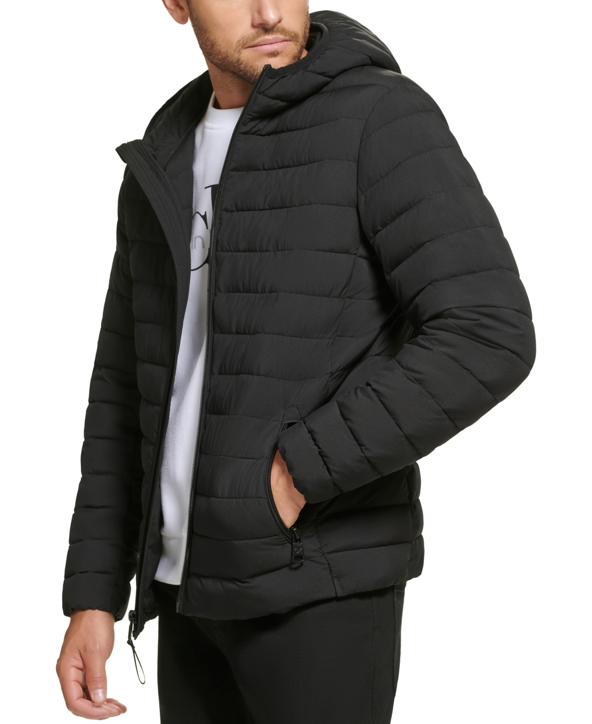 Click here for Calvin Klein Mens Hooded & Quilted Packable Jacket... prices