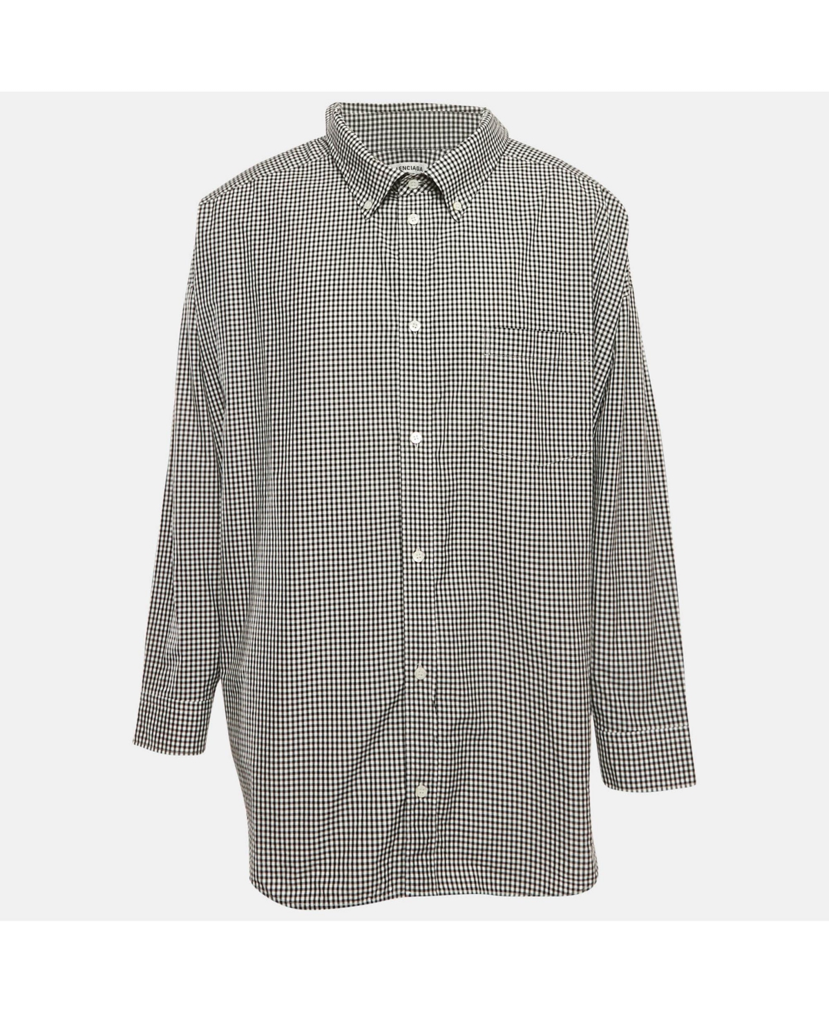 Click here for Pre-Owned Balenciaga Womens Monochrome Gingham Cot... prices