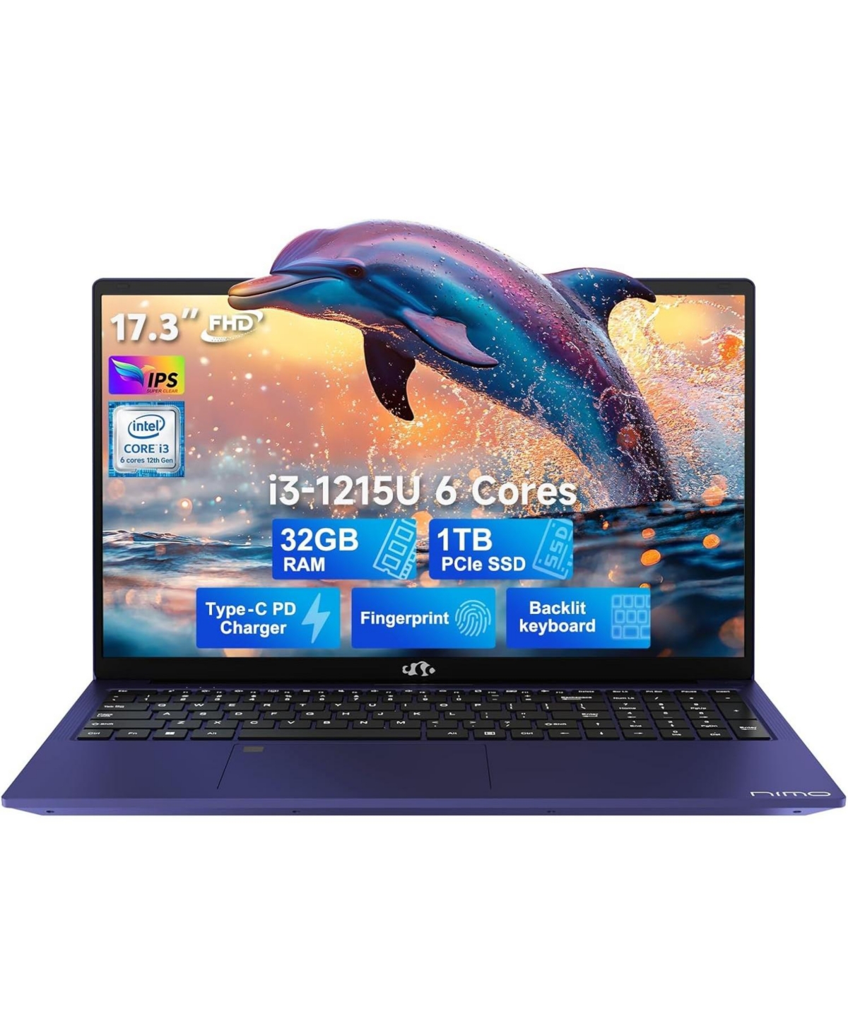 Click here for Nimo 17.3" Ips Fhd-Laptop Intel 6 Cores i3-12... prices