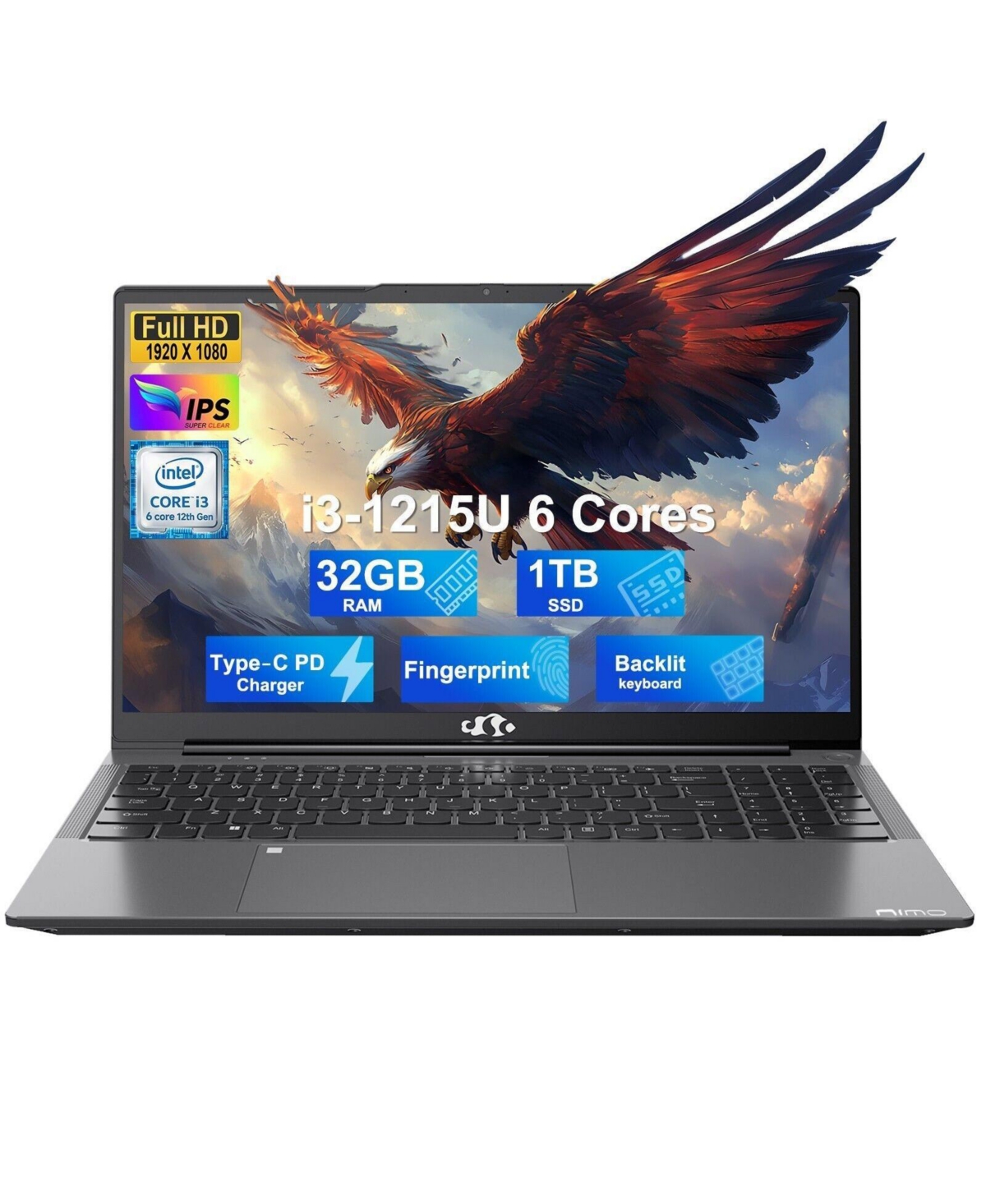 Click here for Nimo 17.3" Ips Fhd-Laptop Intel 6 Cores i3-12... prices