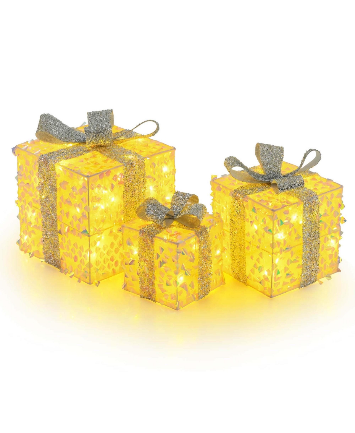 Click here for 3 Pcs Christmas Lighted Gift Boxes with 90 Led Lig... prices