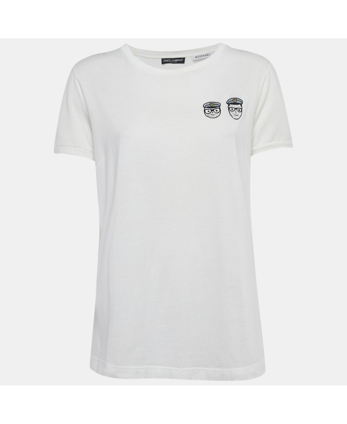 Click here for Pre-Owned Dolce & Gabbana Womens White Applique Co... prices