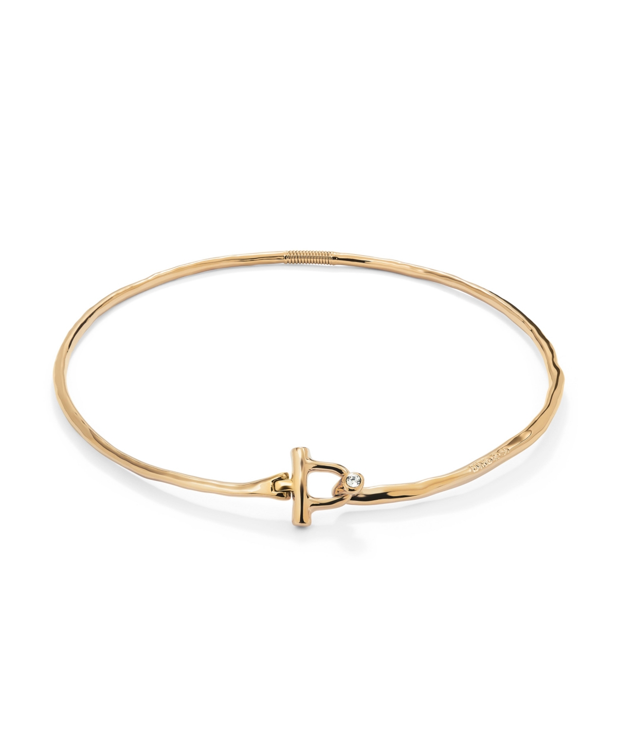 Click here for UNOde50 Rigid Necklace 18k Plated with White Topaz... prices