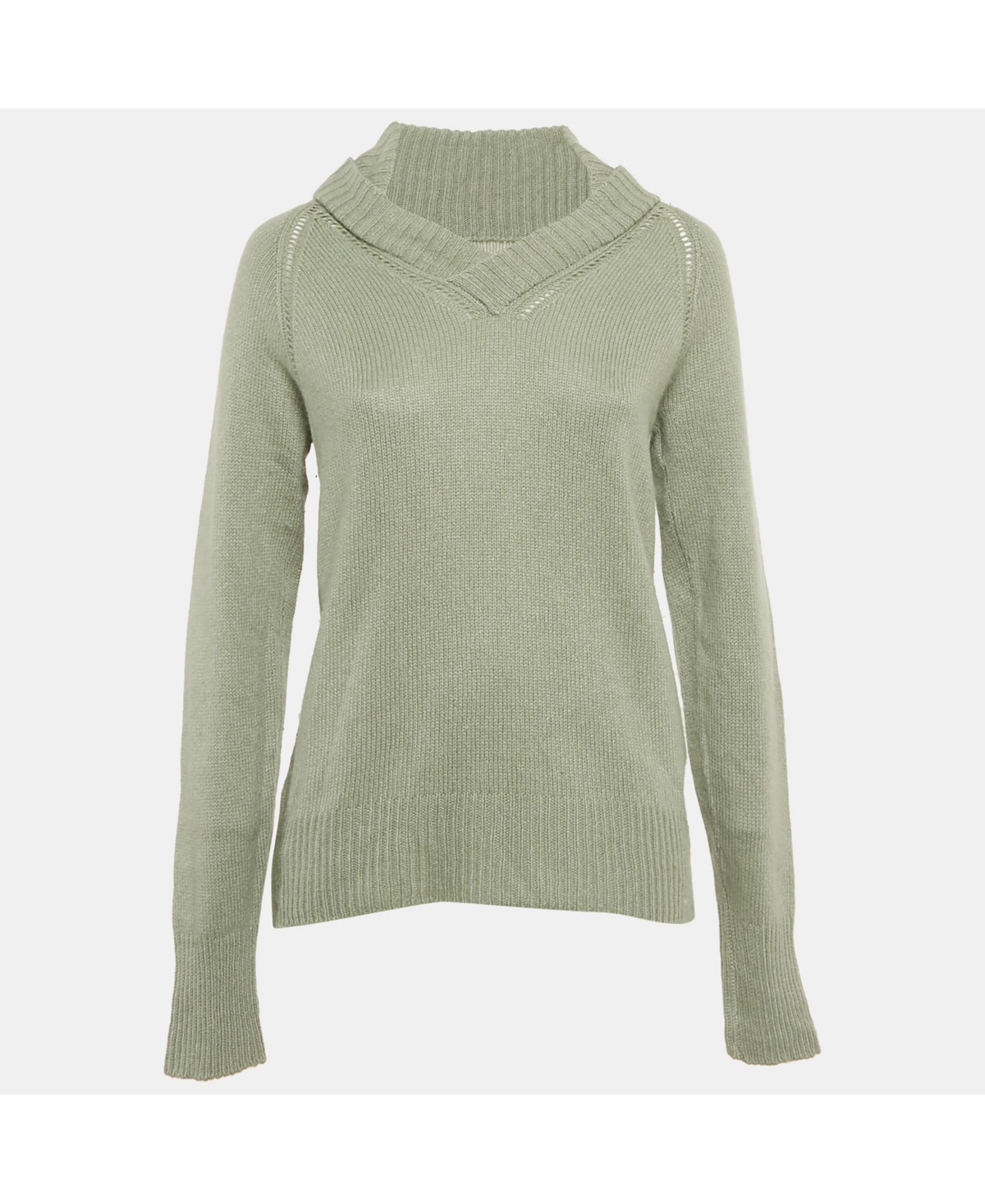 Click here for Pre-Owned Burberry Womens Prorsum Green Cashmere K... prices