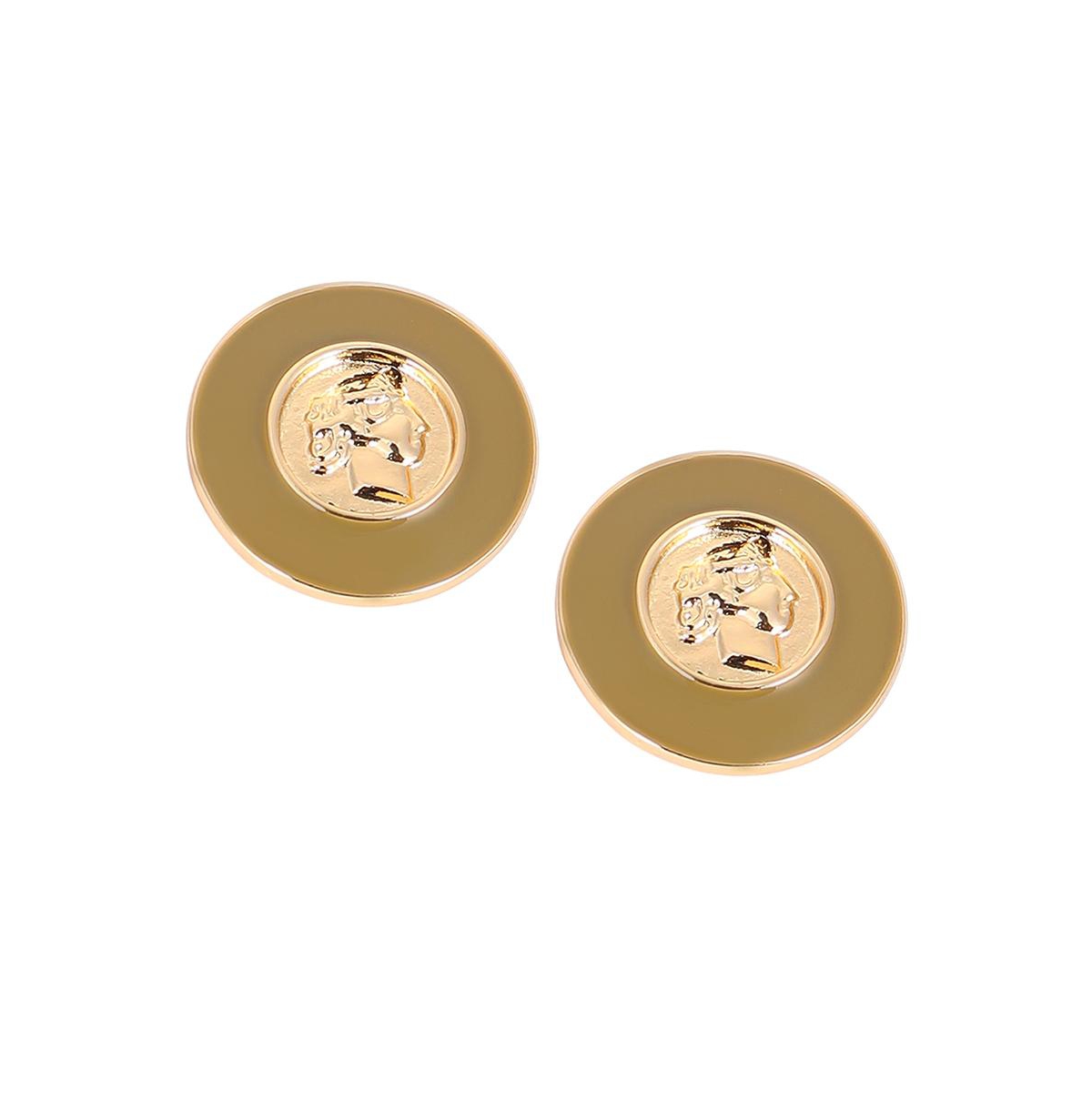 Click here for Womens The Enamel-Coin Stud Earrings - California... prices