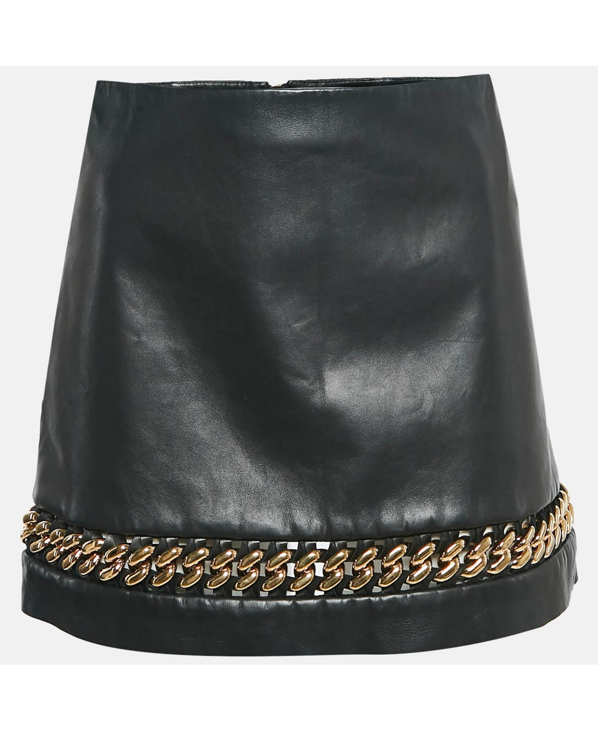 Click here for Pre-Owned Versace Womens Black Leather Chain Inser... prices