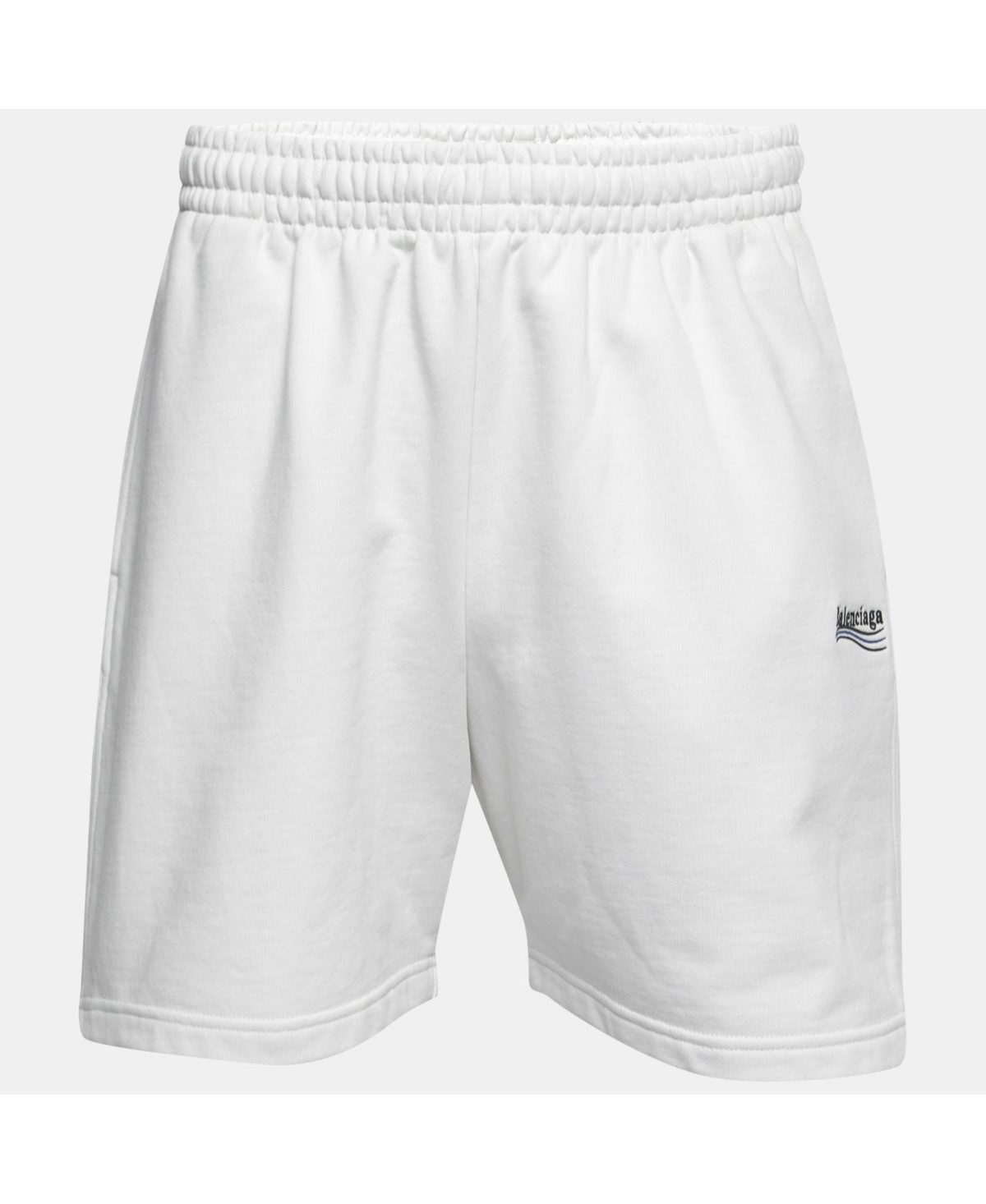 Click here for Pre-Owned Balenciaga Mens White Logo Embroidered C... prices