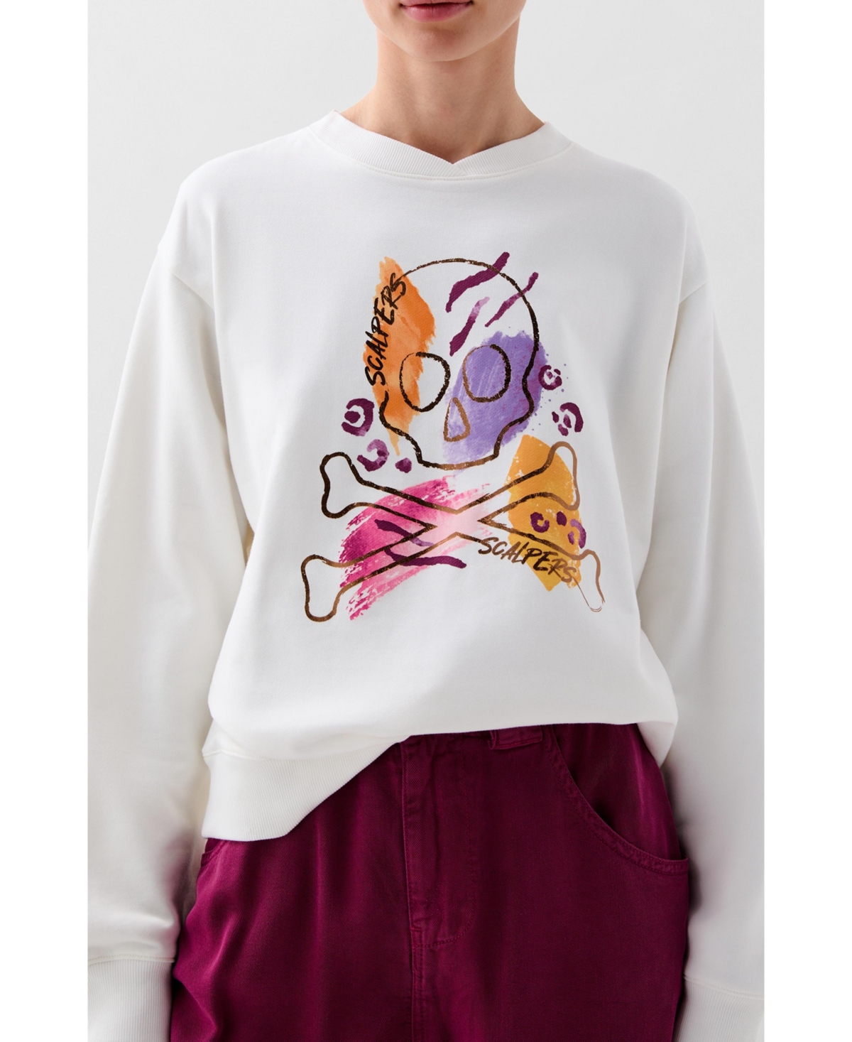 Click here for Scalpers Womens Sweet Sweater - Offwhite prices