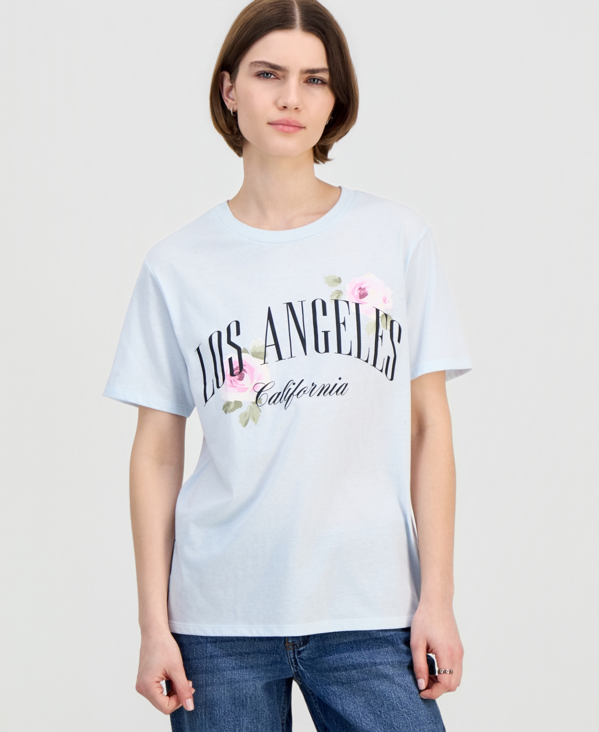 Click here for Love Tribe Juniors Los Angeles Graphic T-Shirt - I... prices