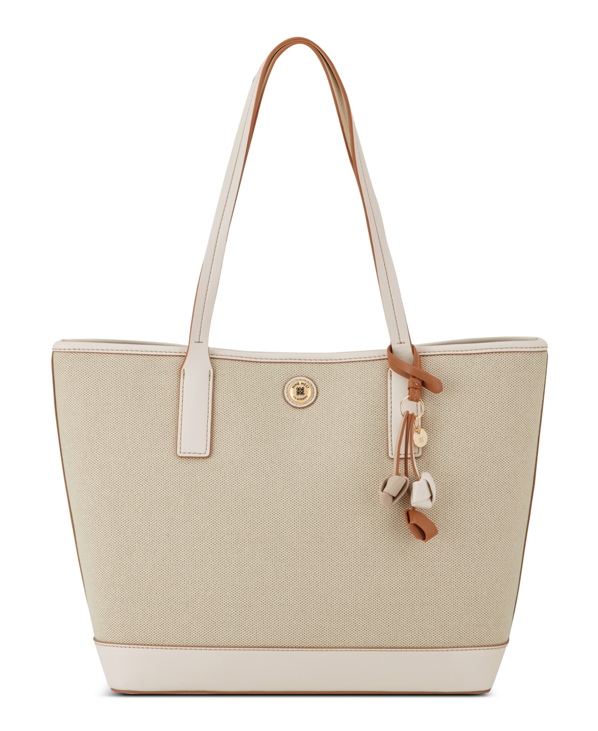 Click here for Nine West Womens Talley 2 in 1 Tote Bag - Natural... prices