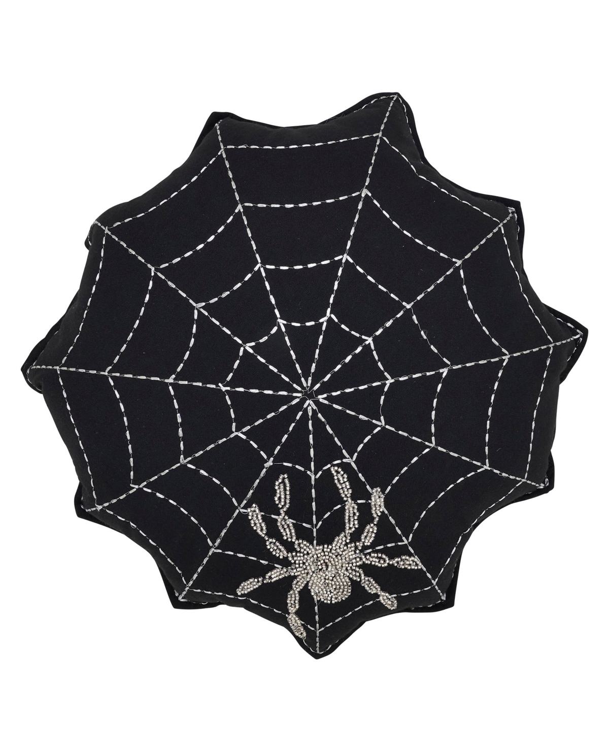 Click here for Saro Lifestyle Embroidered Spider Web Poly Filled... prices