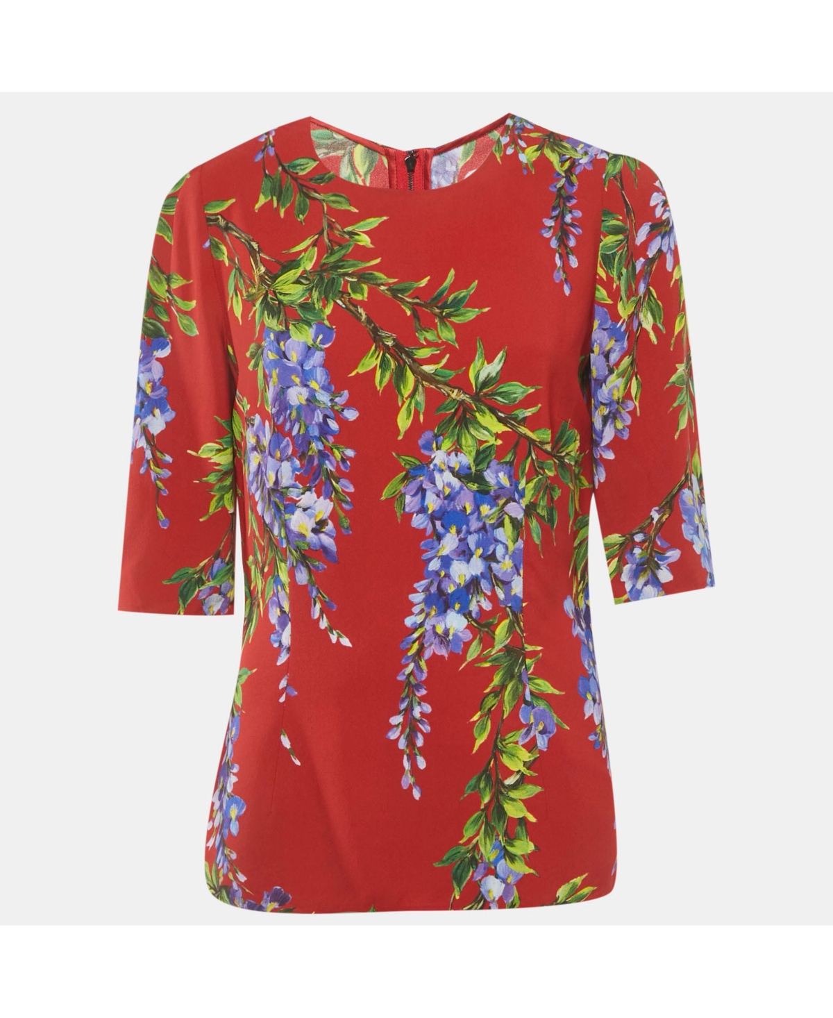 Click here for Pre-Owned Dolce & Gabbana Womens Floral Print Crep... prices