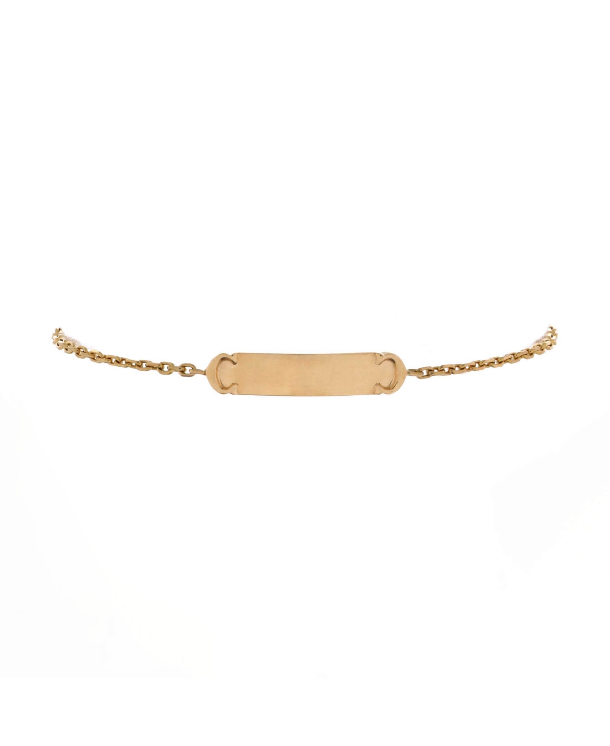 Click here for Pre-Owned Cartier C Logo Plaque Chain Bracelet - 1... prices