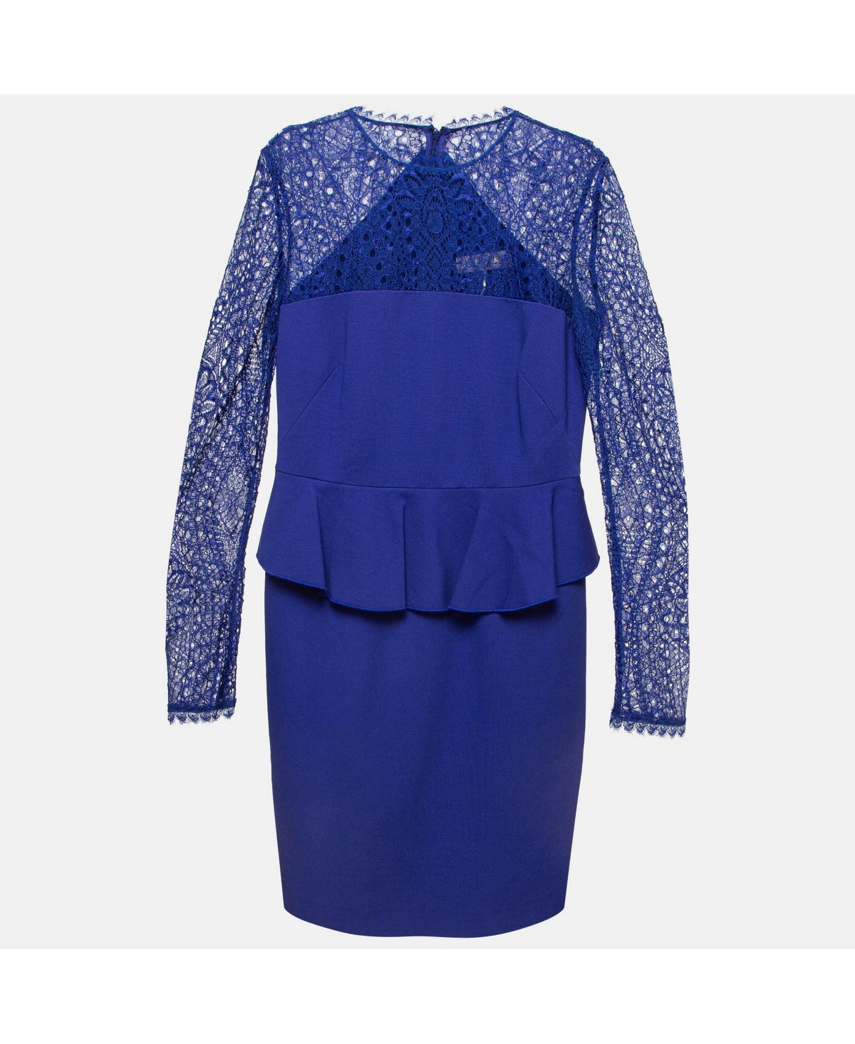 Click here for Pre-Owned Emilio Pucci Womens Blue Lace-Trim Stret... prices