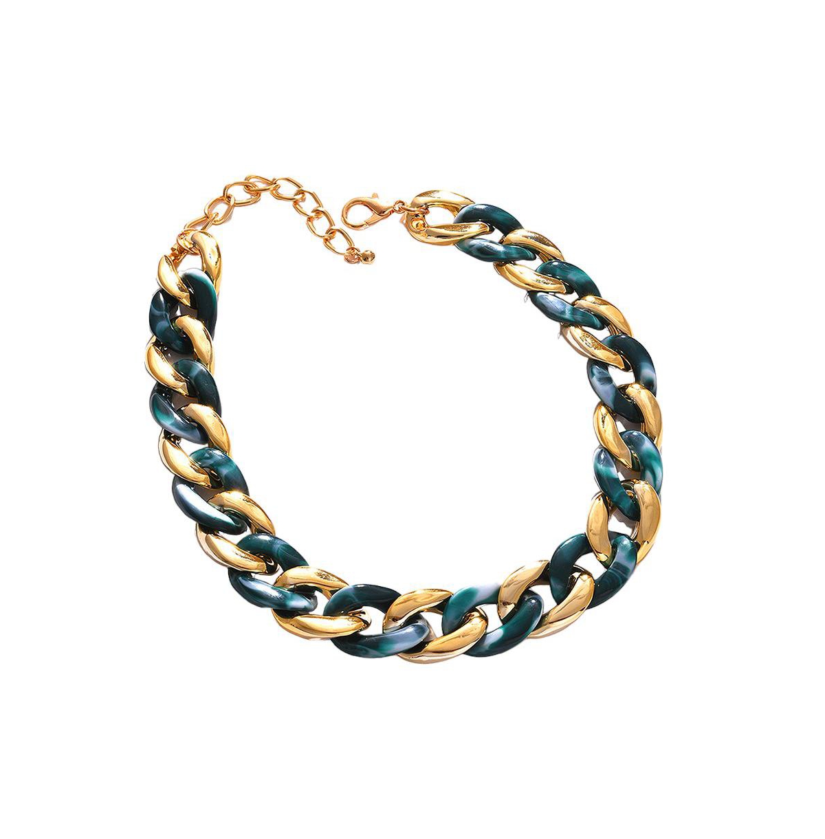 Click here for Sohi Womens Link Chain Necklace - Gold prices