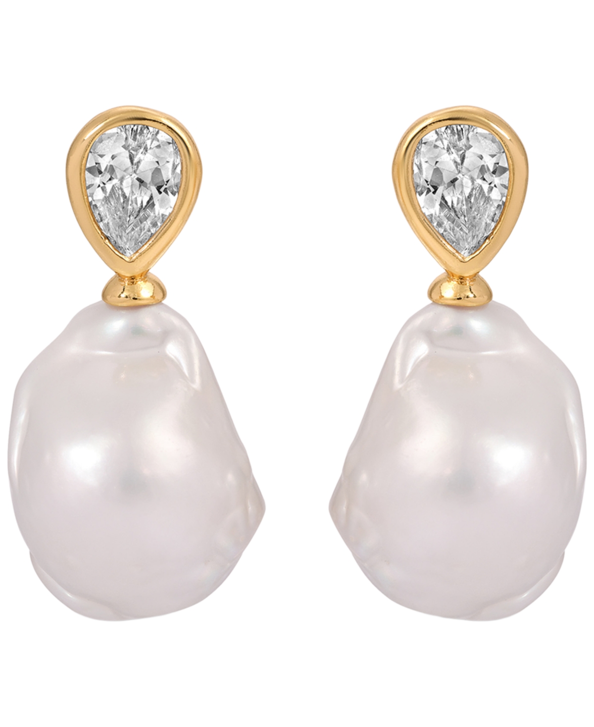 Click here for Ettika Freshwater Heirloom Earrings - Gold prices