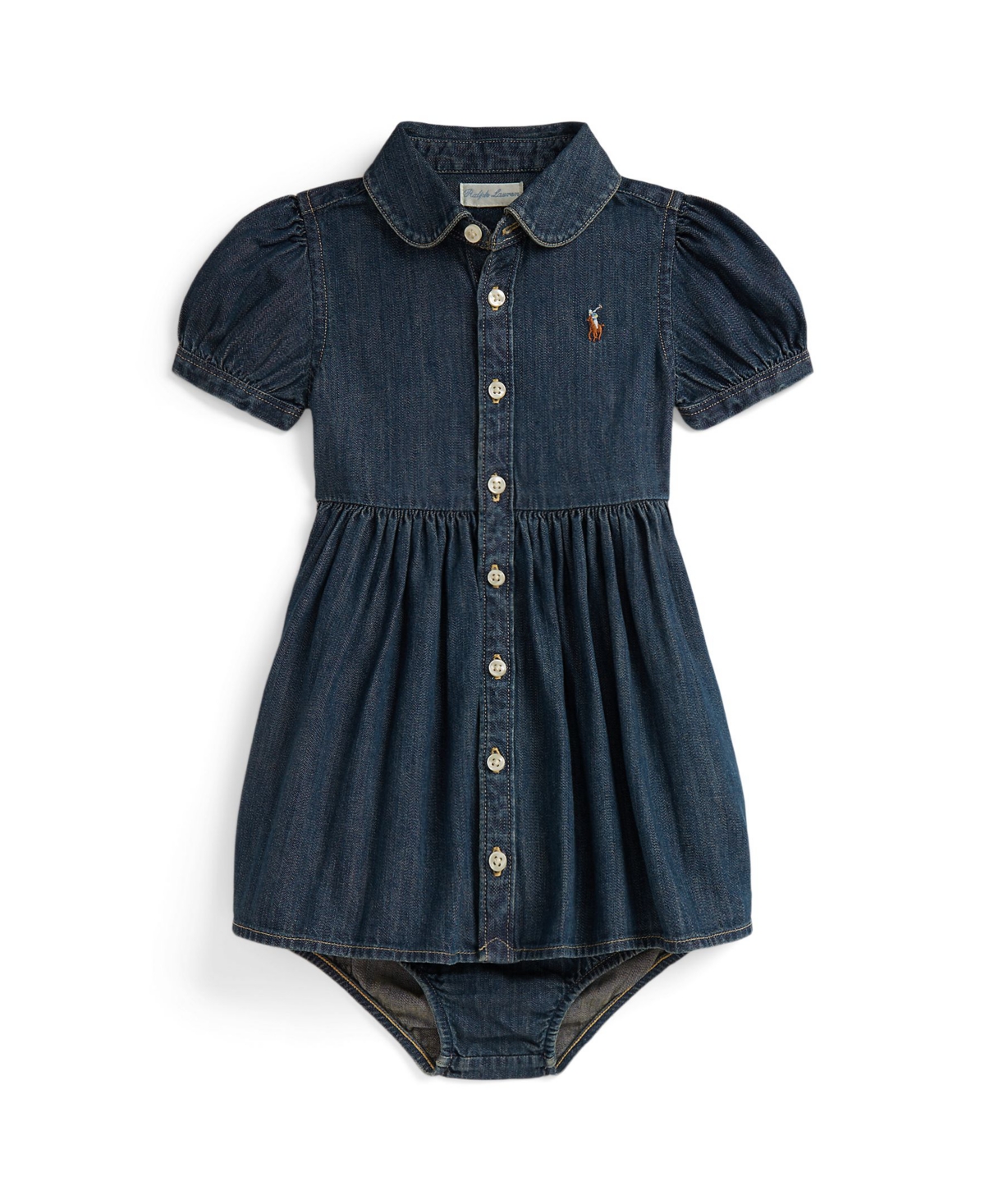 Click here for Polo Ralph Lauren Baby Girls Embroidered Fit and F... prices