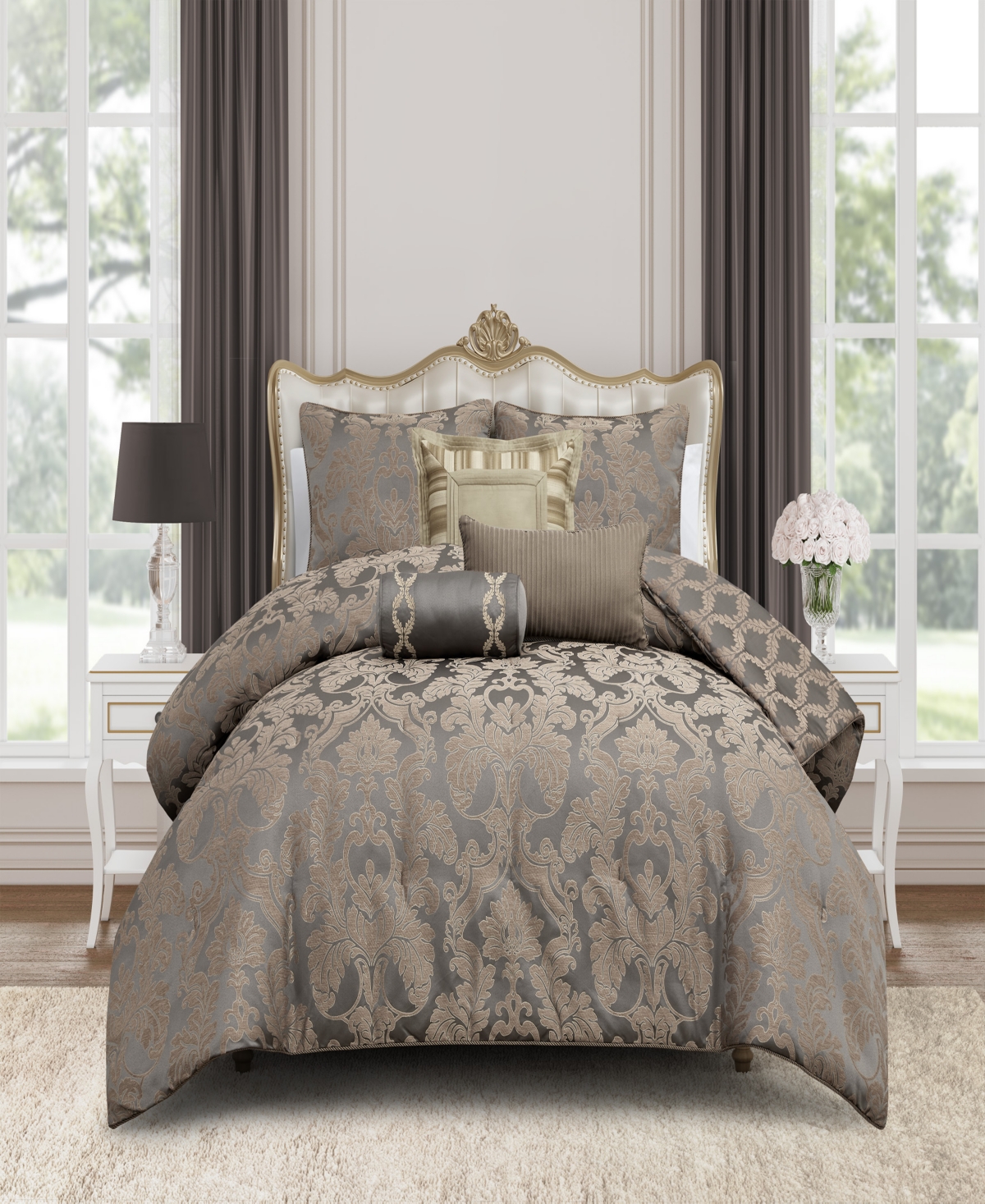 Click here for Waterford Walton Luxurious 3-Pc. Comforter Set  Qu... prices