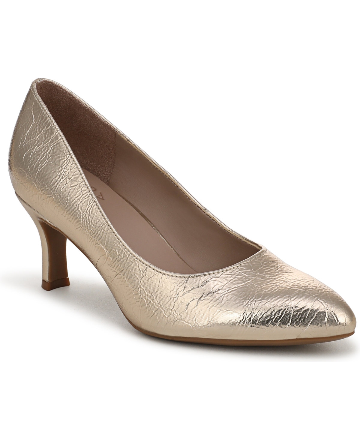 Click here for Naturalizer Womens Flora Pump Shoes - Champagne Fa... prices