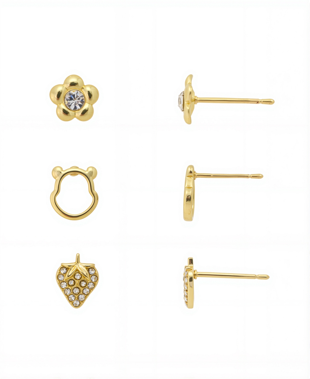 Click here for Disney Crystal Winnie the Pooh Trio Earring Set -... prices