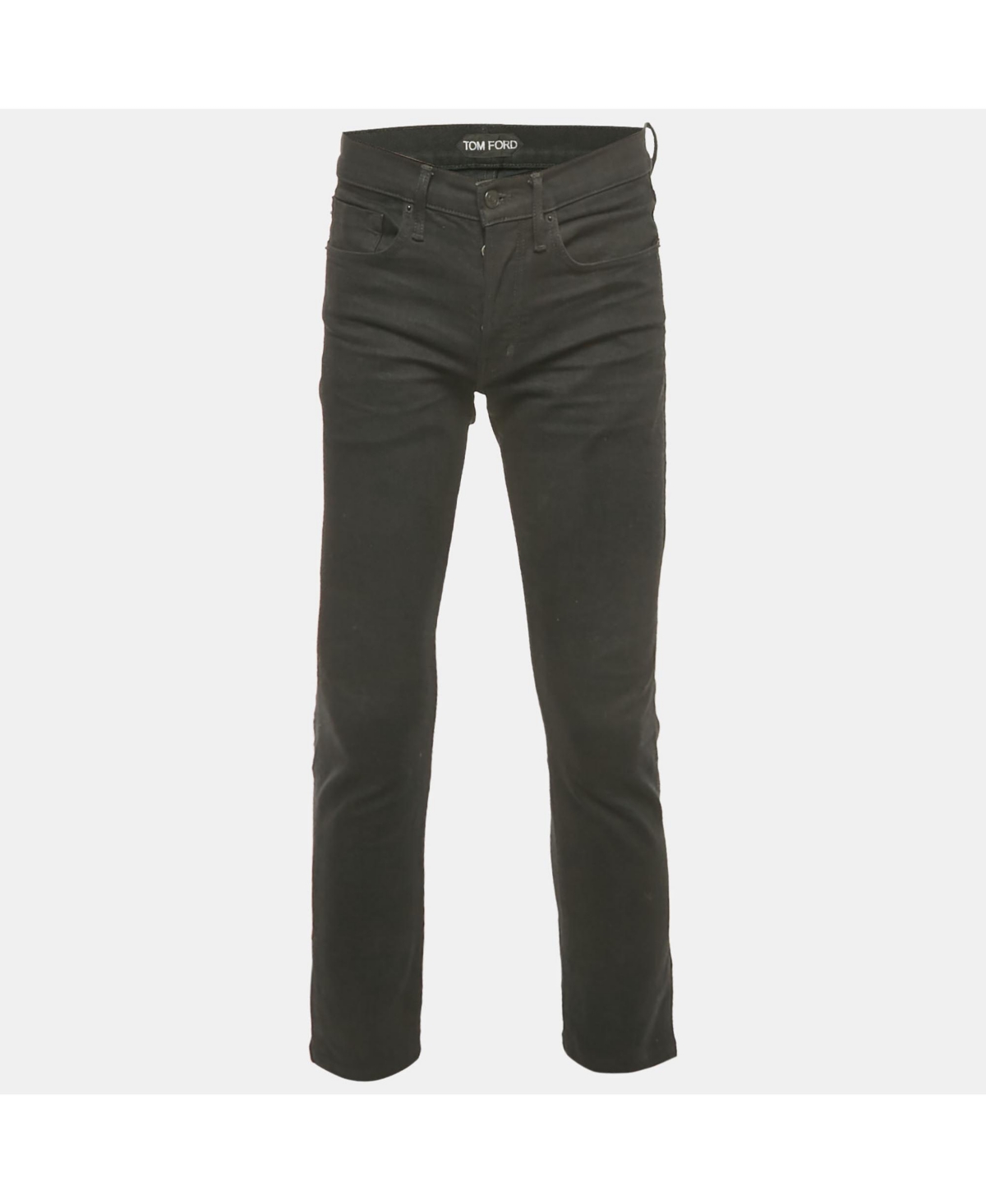 Click here for Pre-Owned Tom Ford Mens Black Denim Slim Fit Jeans prices
