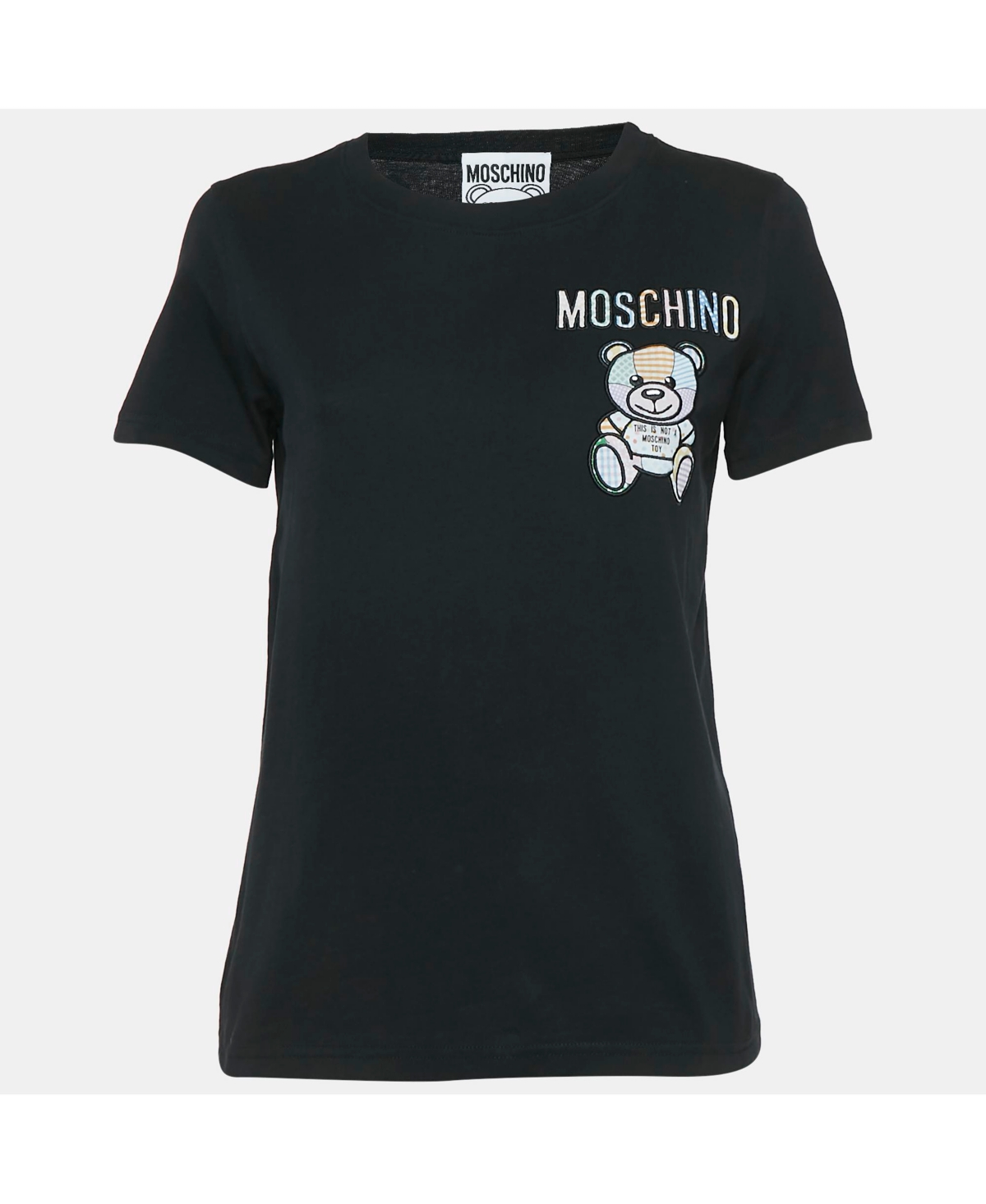 Click here for Pre-Owned Moschino Womens Couture Black Logo Embro... prices