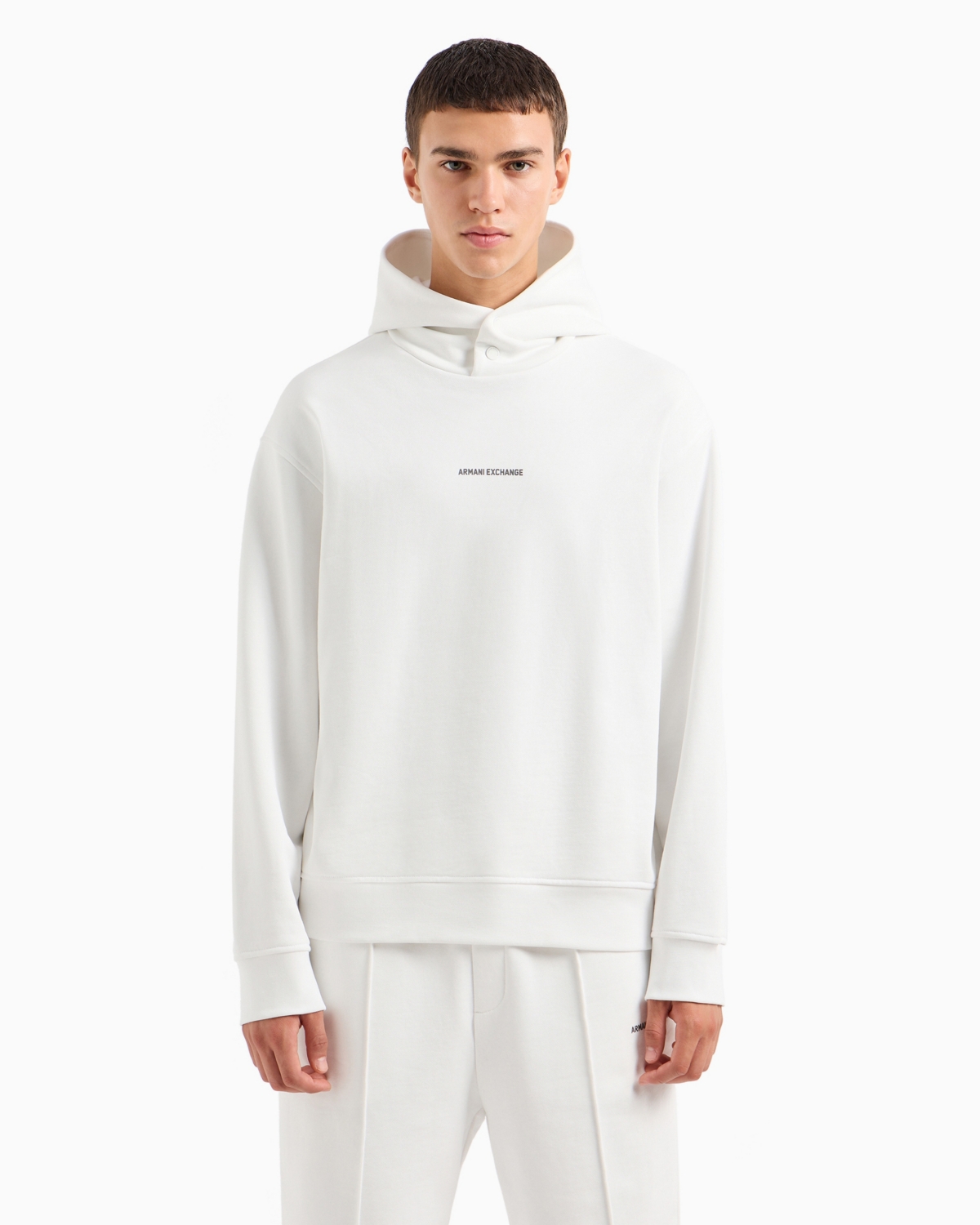 Click here for A|X Armani Exchange Mens Hooded Logo Sweatshirt -... prices