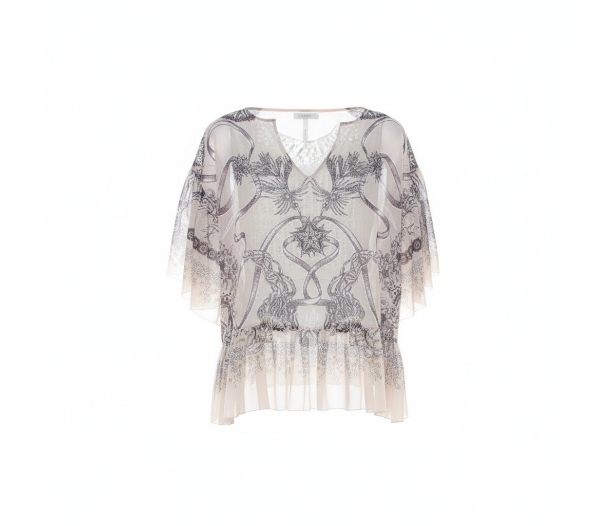 Click here for Pre-Owned Roberto Cavalli Womens Chiffon Botanical... prices