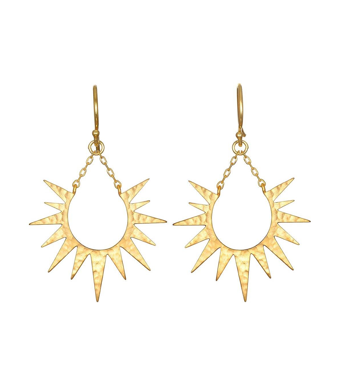 Click here for Lucent Glow Starburst Linear Drop Earrings prices