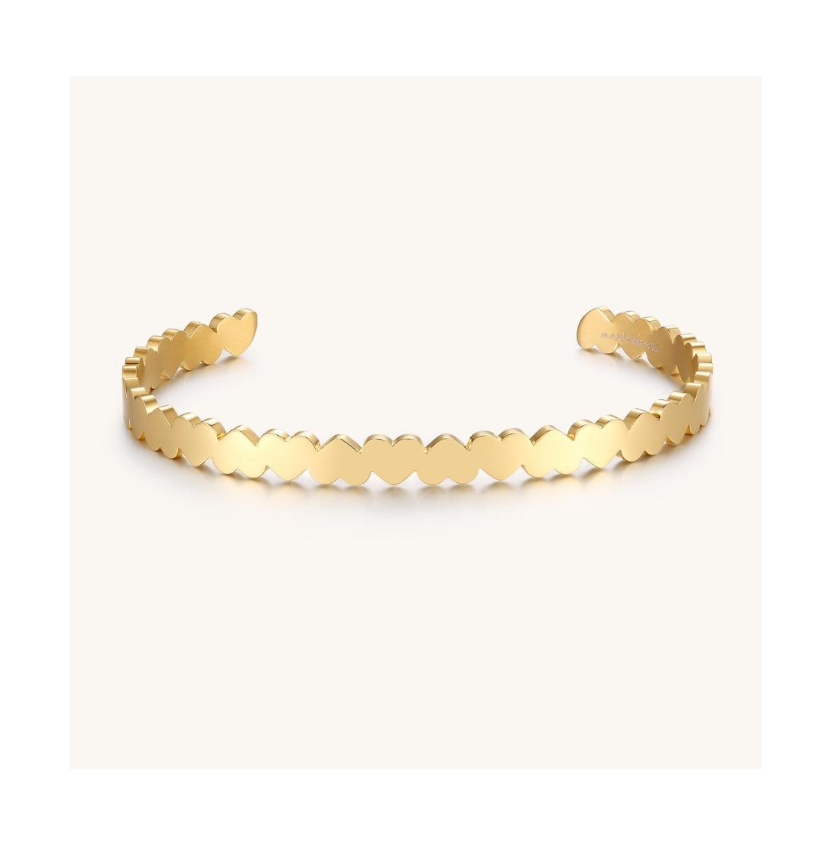 Click here for Mantra Ily Heart Bracelet Silver / Adult - Yellow... prices