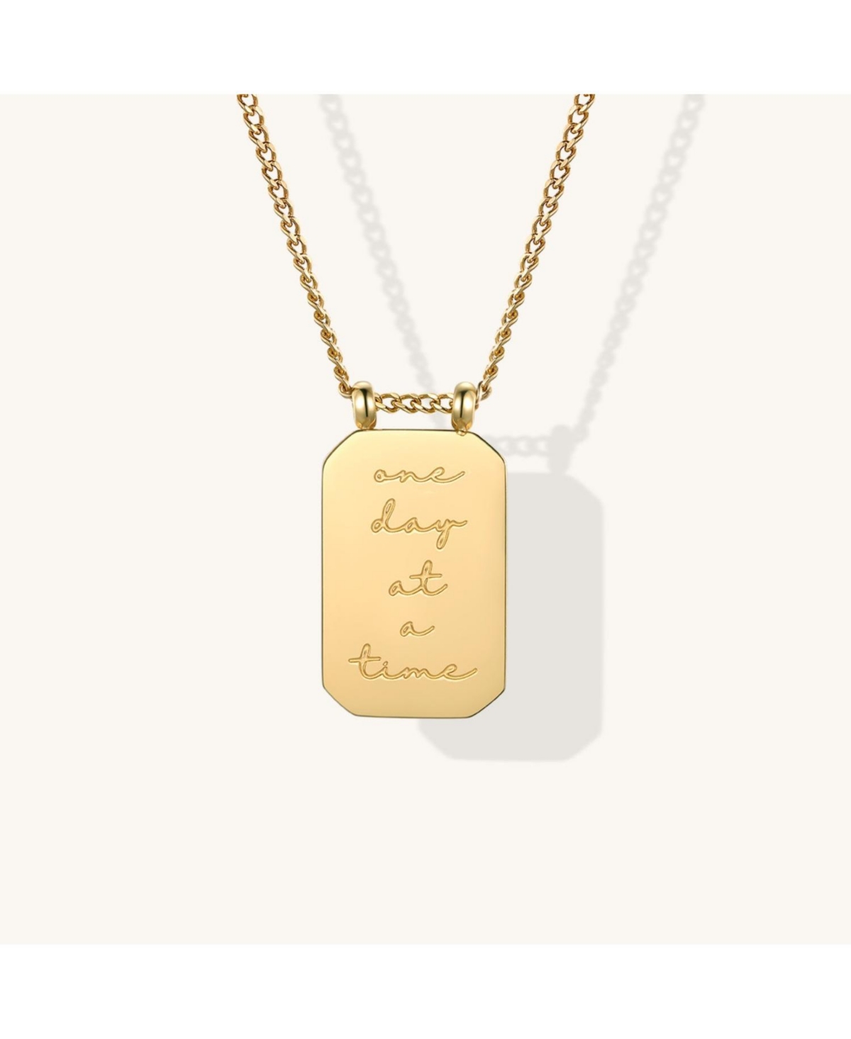 Click here for Mantra One Day At A Time Note To Self Silver - Yel... prices