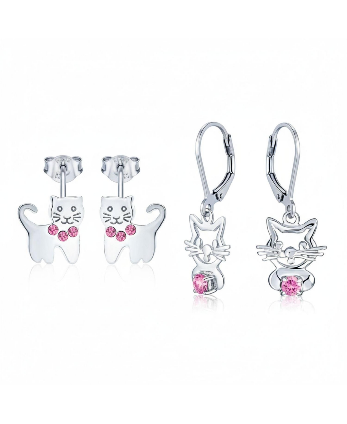 Click here for Bling Jewelry Set of 2 Petite Animal Pet Kitty Kit... prices