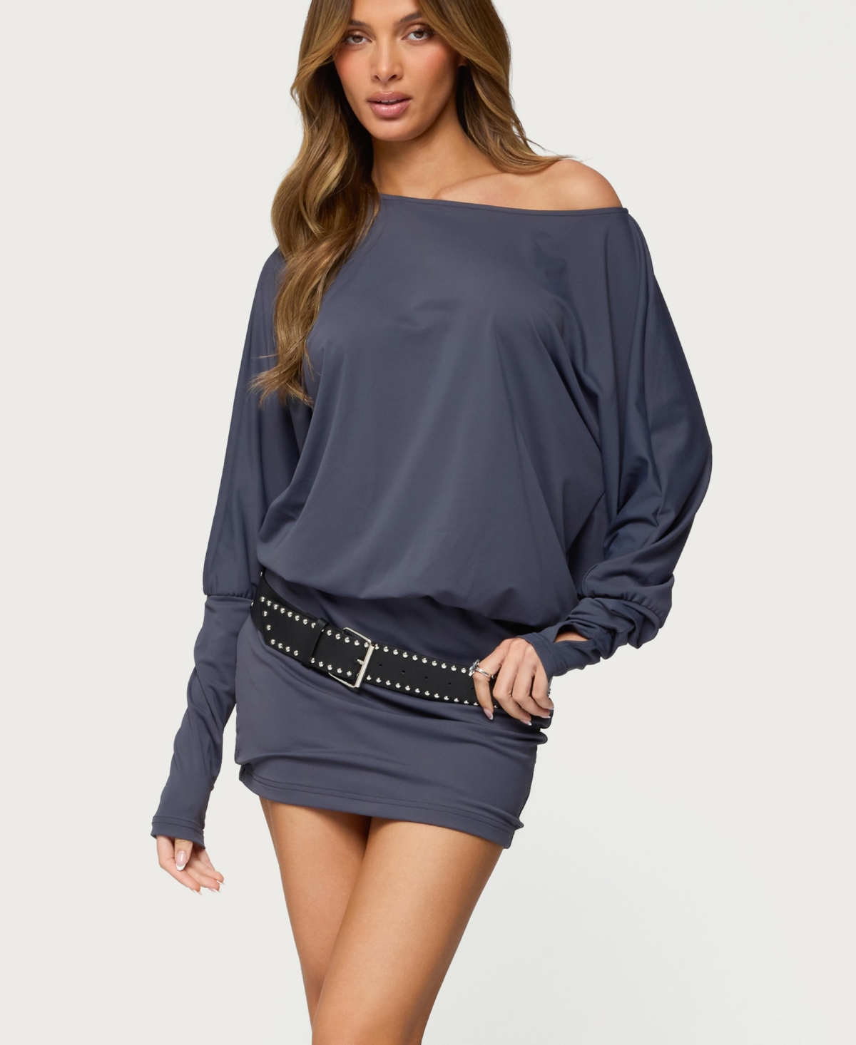 Click here for Edikted Womens Venice Open Back Mini Dress - Dark-... prices