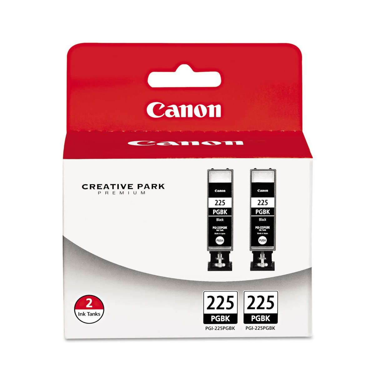 Click here for Canon 4530B007 (Pgi-225) Ink - Black (2/Pack) - Bl... prices