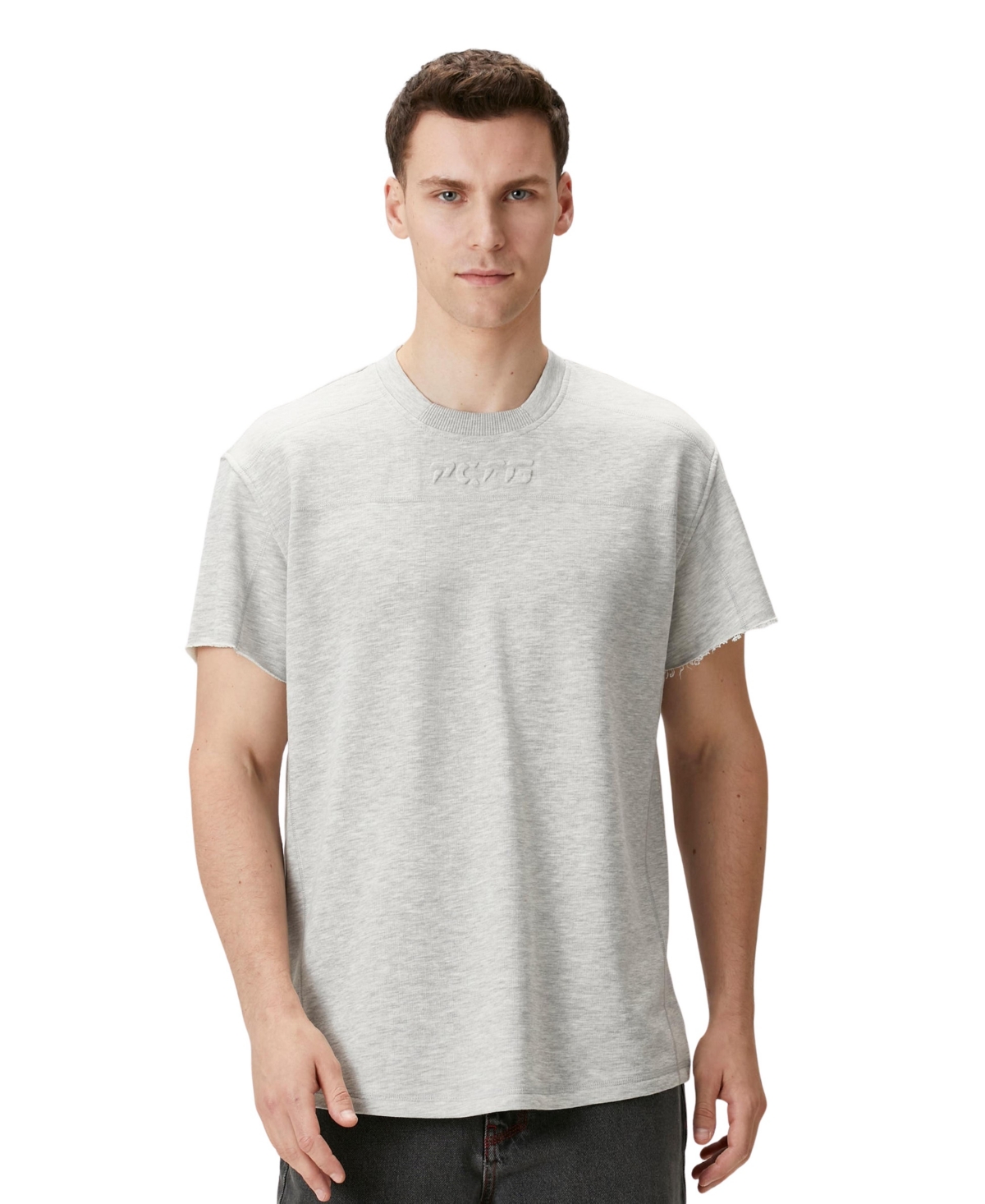Click here for Pcfg Mens Embossed T-Shirt - Gray prices