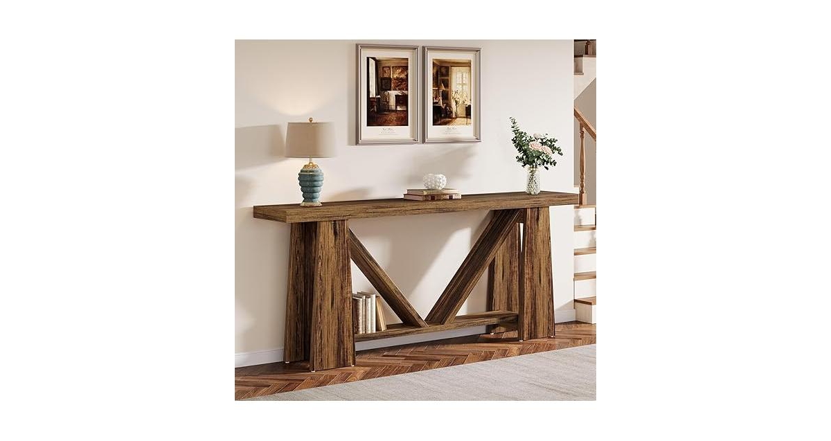 Click here for Tribesigns 70.9-Inch Long Console Table  Farmhouse... prices
