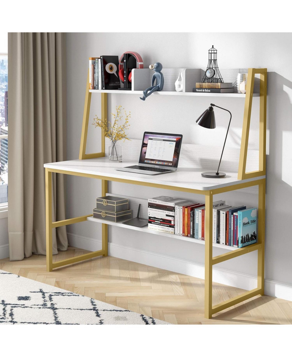 Click here for Tribesigns Computer Desk  47 inch Office Desk with... prices