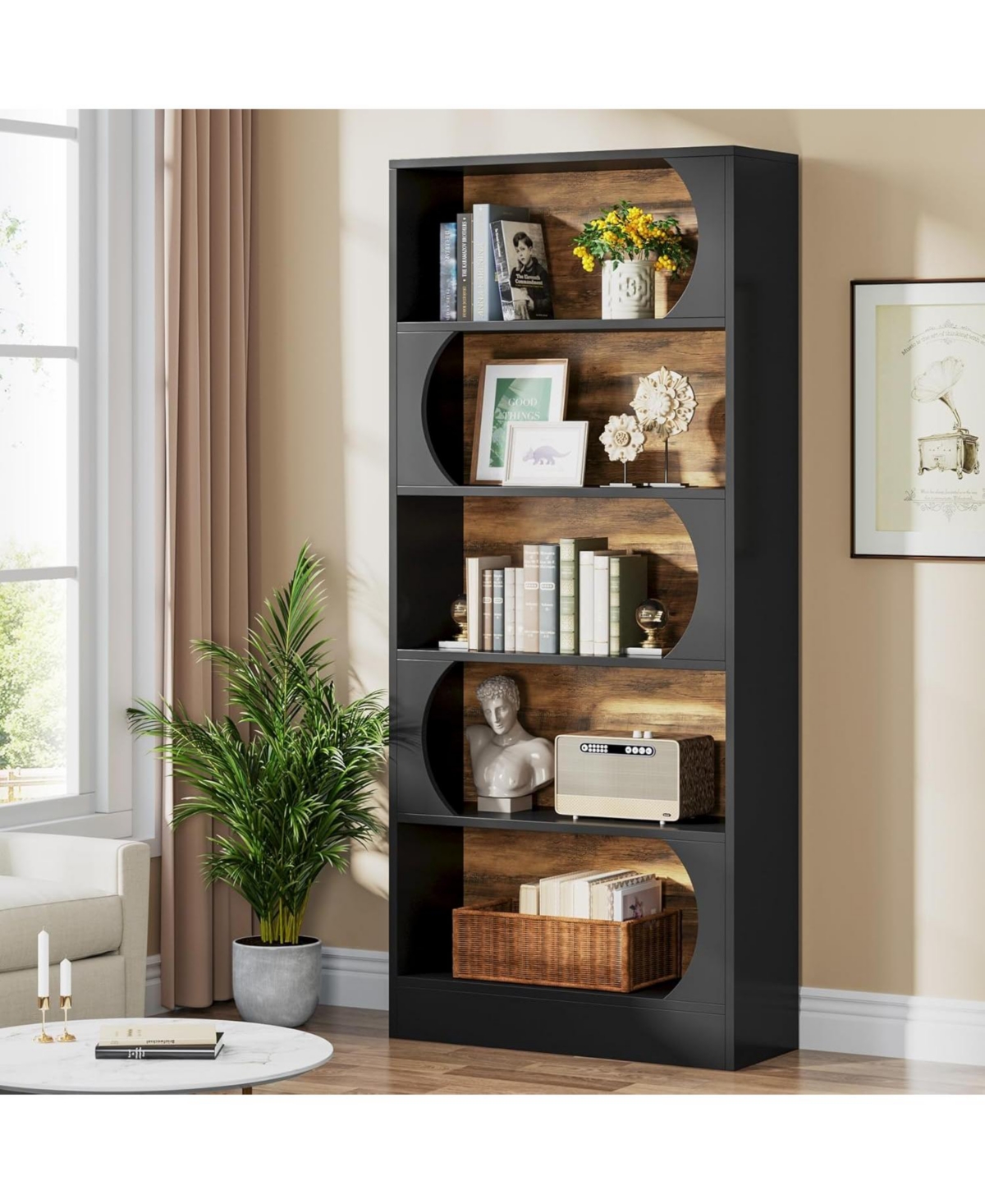 Click here for Tribesigns Bookcases & Shelves & Cabinets - Black prices