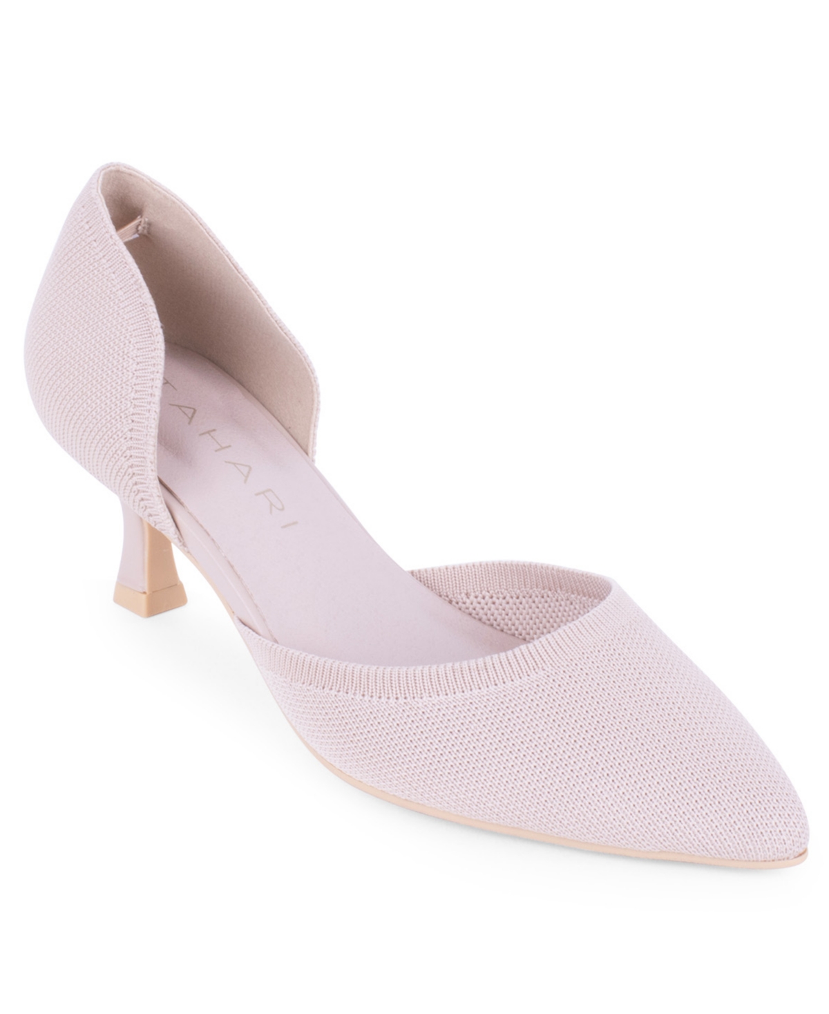 Click here for Tahari Womens Moreno Kitten Heel Pumps - Natural prices