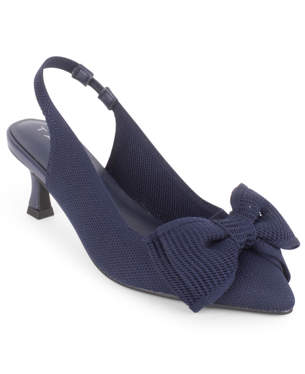 Click here for Tahari Womens Lagos Kitten Heel Pumps - Dark Navy prices