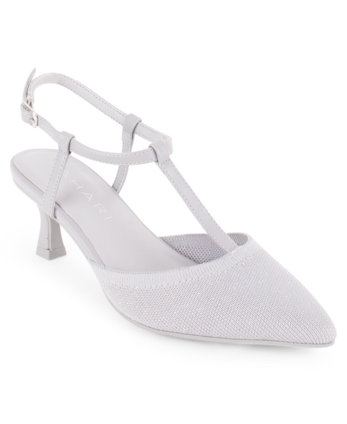 Click here for Tahari Womens Copenhagen Slip-On Pumps - Gray/Silv... prices