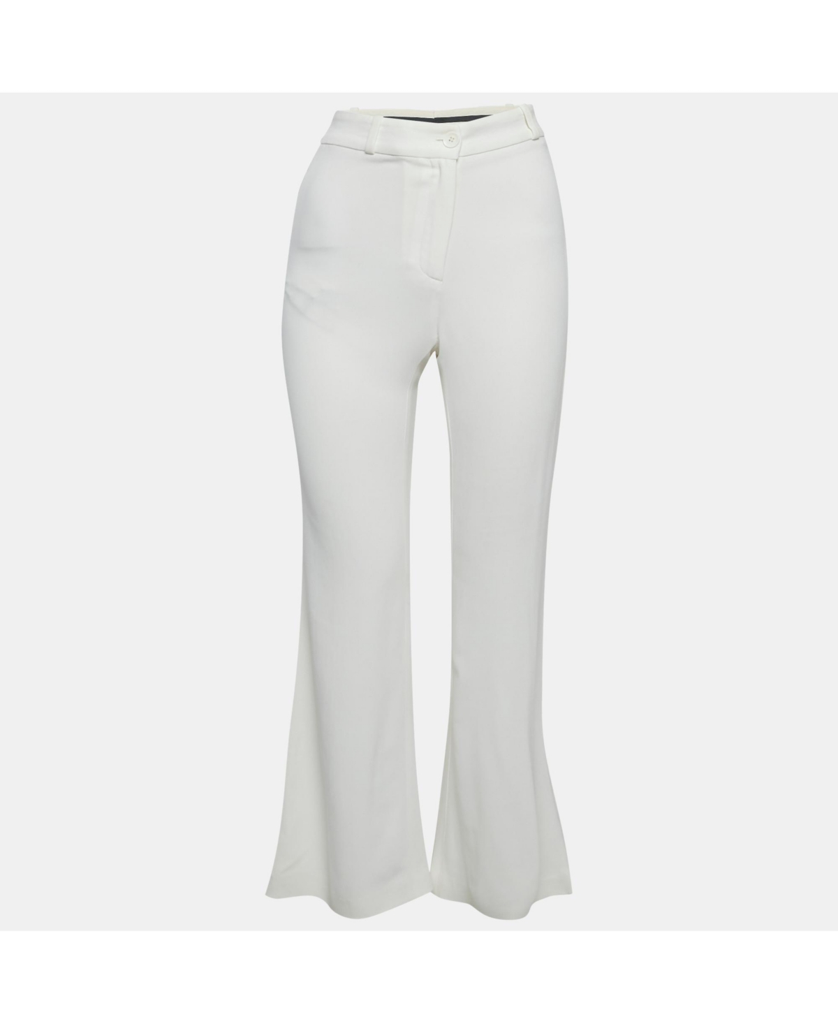 Click here for Pre-Owned Roberto Cavalli Womens White Crepe Flare... prices