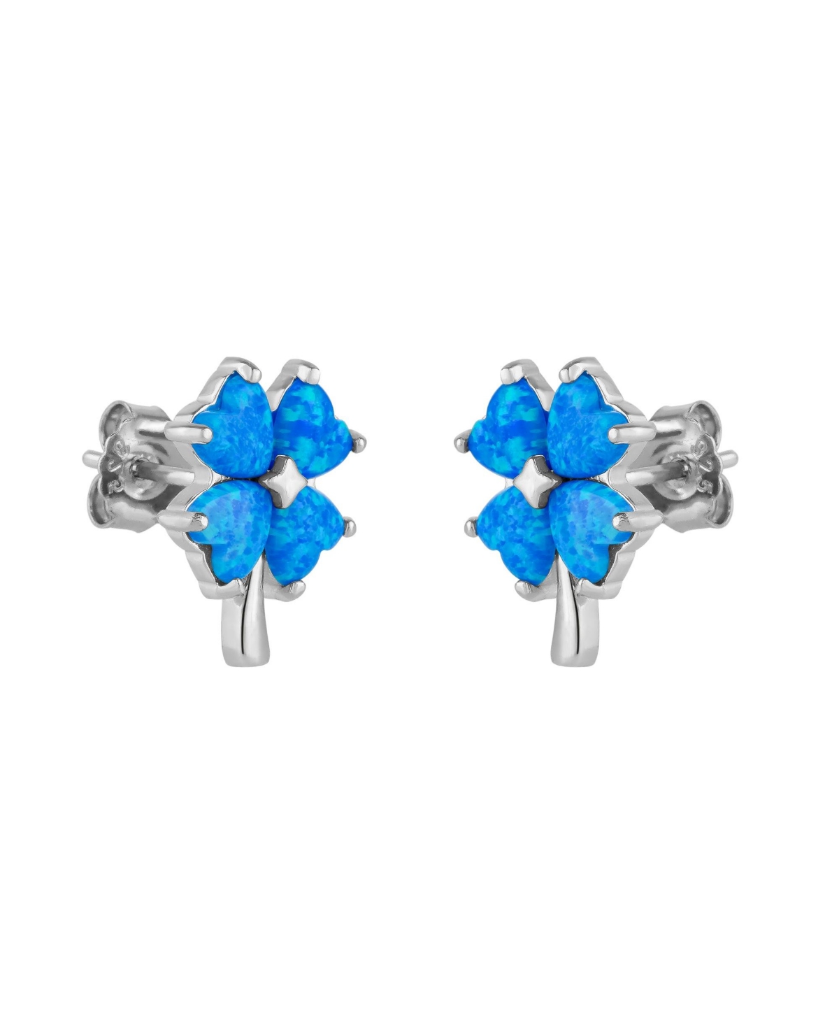 Click here for Spero London Blue Opal Four Leaves Clover Sterling... prices