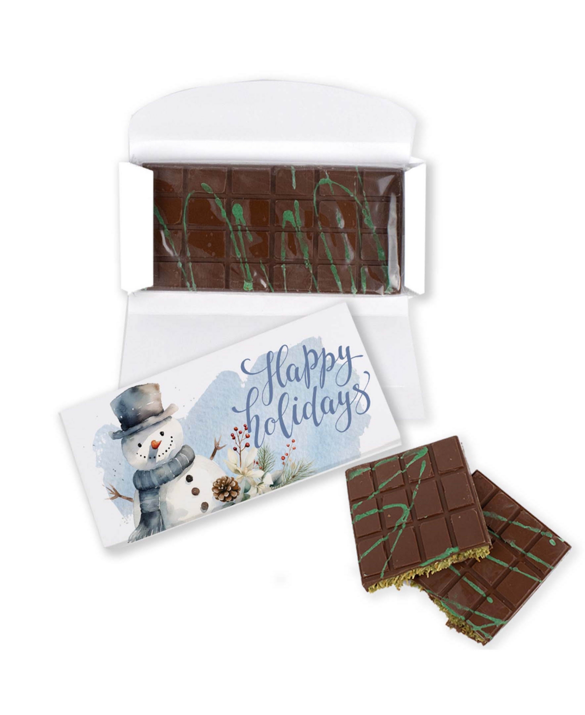 Click here for Just Candy Happy Holidays Snowman Dubai Chocolate... prices